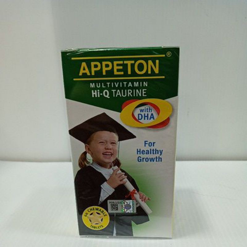 Appeton Multivitamin Hi-Q Taurine with DHA (60tabl) | Shopee Philippines