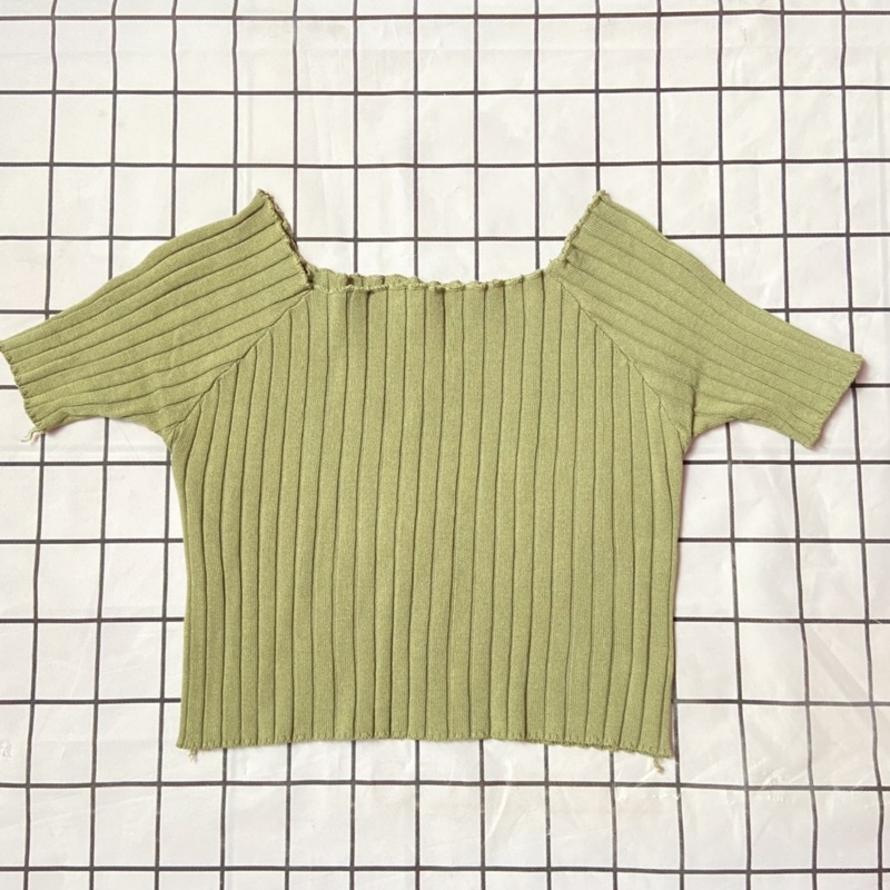 Crop Off Shoulder Top Korean | Shopee Philippines