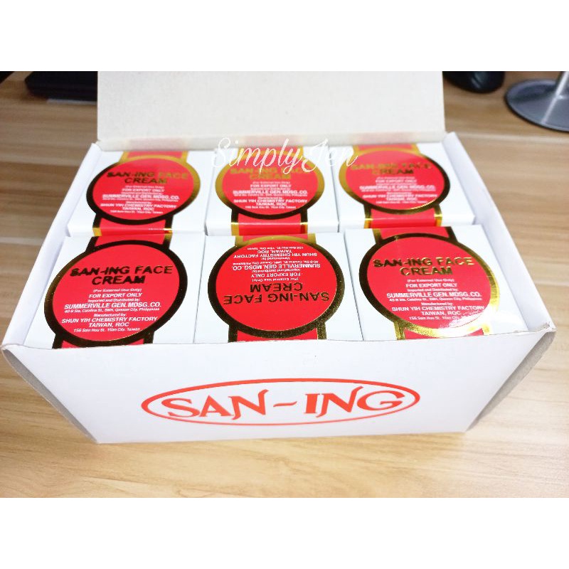1BOX SAN ING PEARL FACE CREAM 12g (12 PCS) BUY1 TAKE 1 | Shopee Philippines