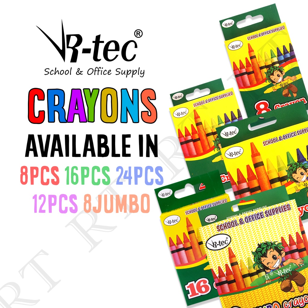 RTEC Crayon Multi-colored crayons Art Coloring Set Crayons Oil Pastels ...