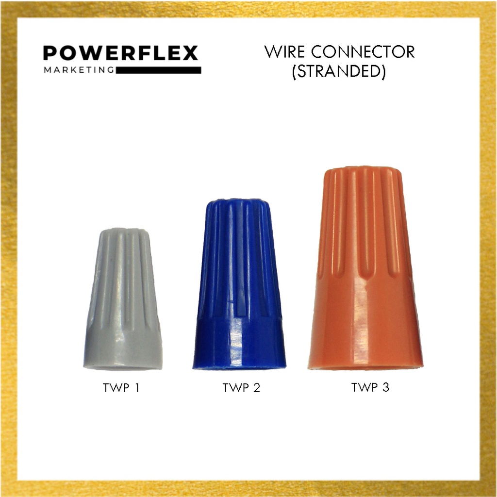 Wire Connector: 5 pcs. Small, Medium Big (Stranded) | Shopee Philippines