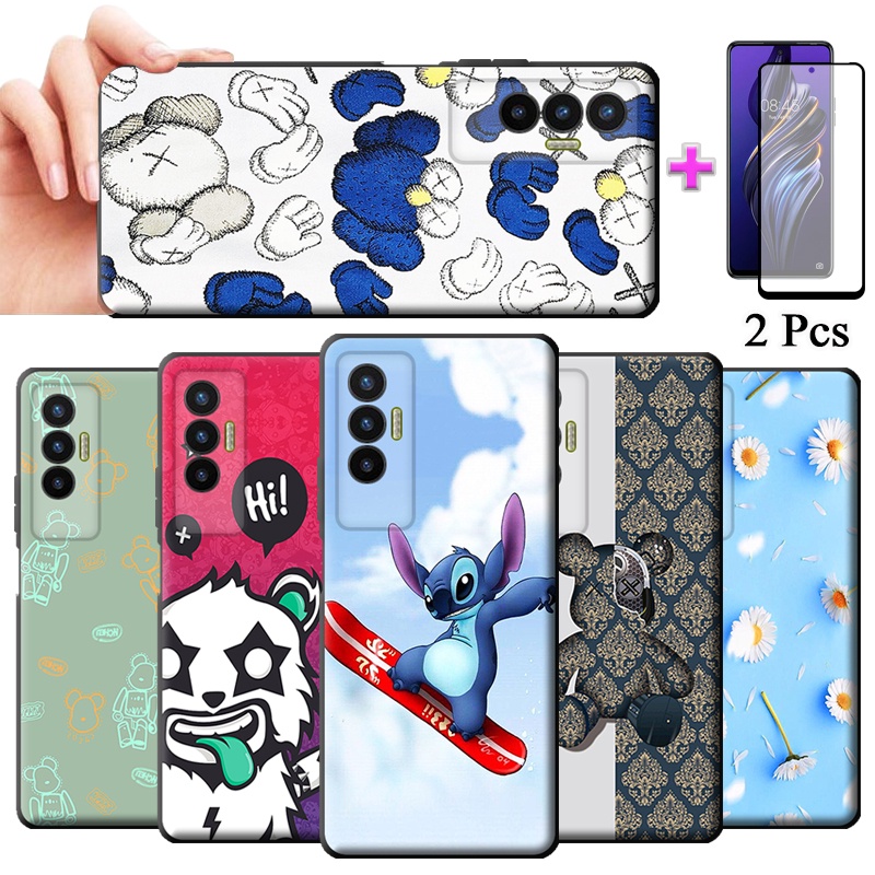 2 IN 1 Tecno Pova 5G LE8 Case With Ceramic Protector Screen Curved ...