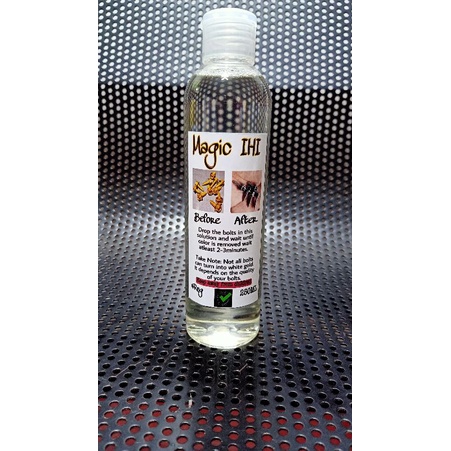 Magic IHI BOLTS COLOR REMOVER Bolts turning to white 250ML | Shopee ...