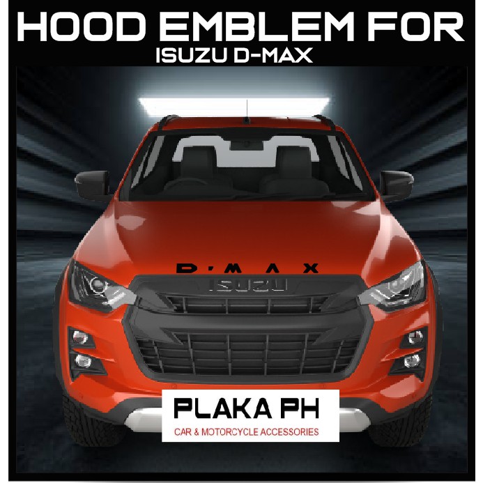 Hood emblem for Isuzu Dmax | Shopee Philippines