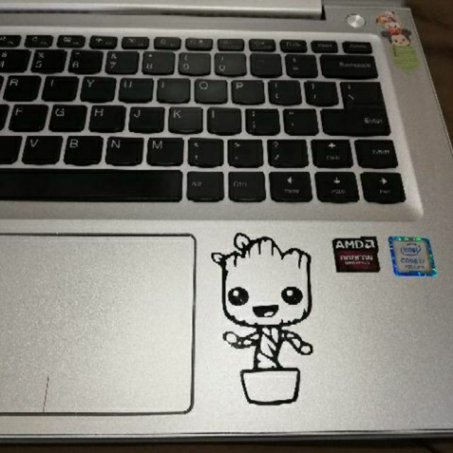 Cute Baby groot decal vinyl sticker for laptop approx 2x3inches ...