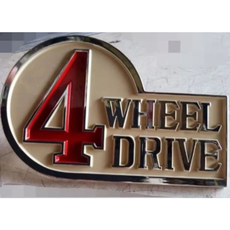 4WD EMBLEM FOR LAND CRUISER ORIGINAL | Shopee Philippines