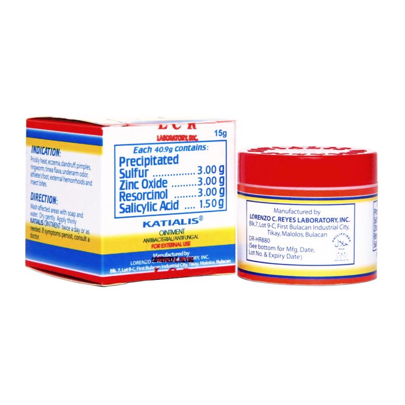 Katialis Soap Ointment Anti Fungal Antibacterial with Sulfur Zinc Oxide ...