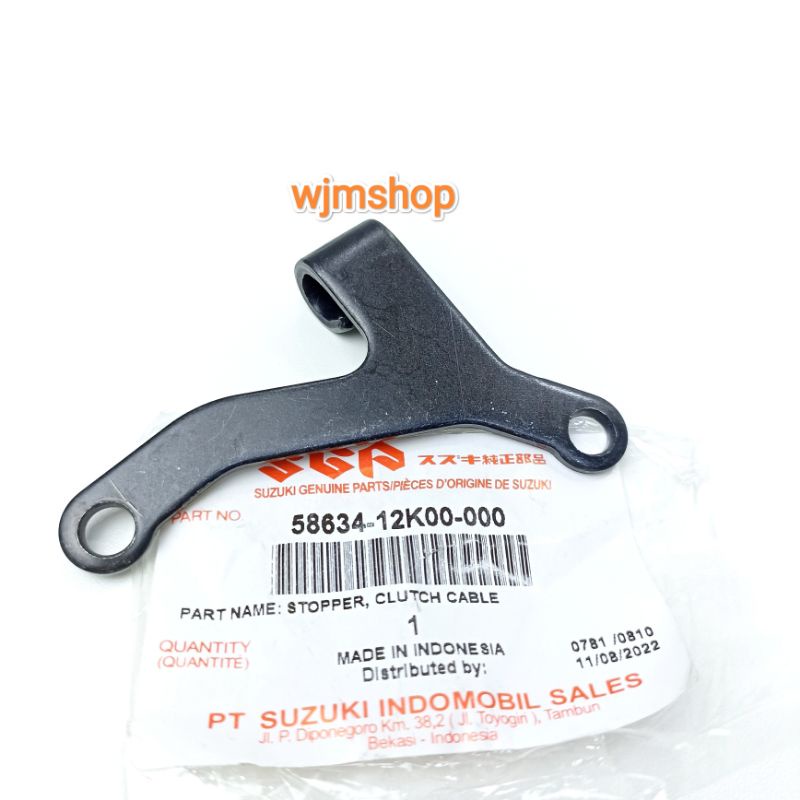 Stopper BRACKET LOWER CLUTCH CABLE HOLDER PLATE SATRIA FU INJECTION GSX ...