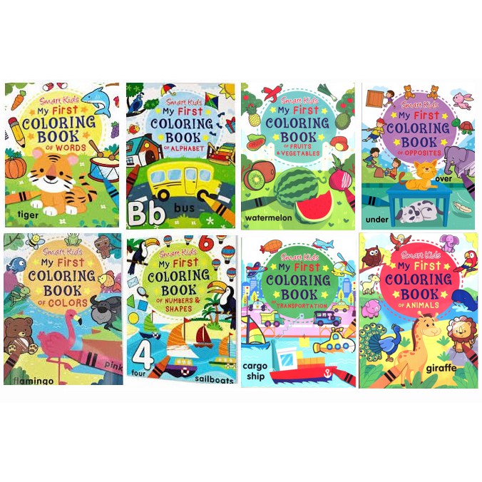 Smart Kids My First Coloring Book | Shopee Philippines