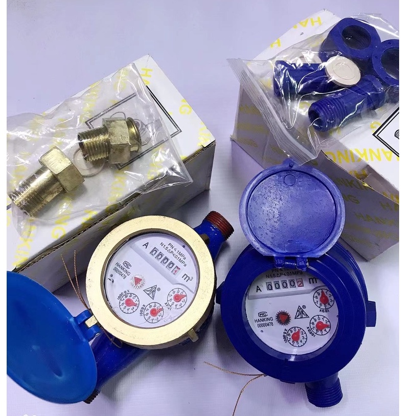 high quality Hanking water meter(plastic and metal) | Shopee Philippines