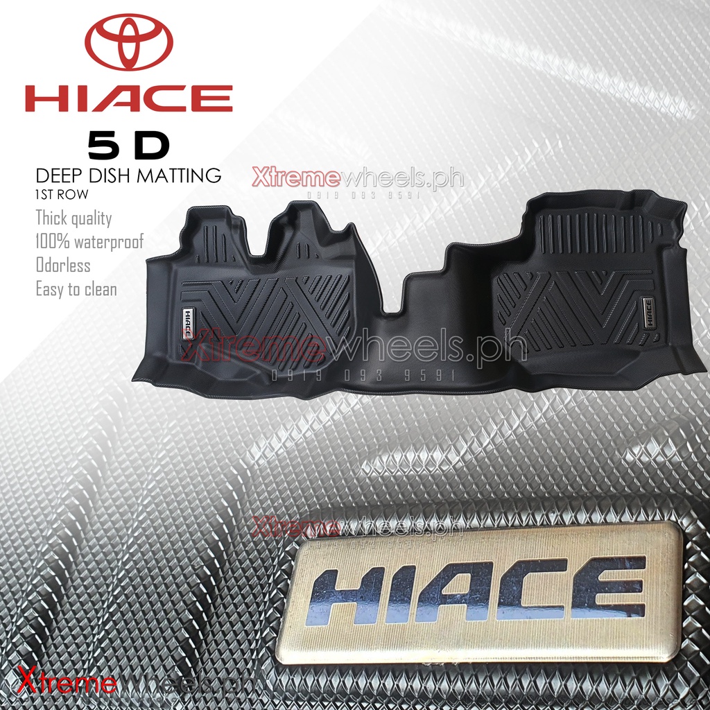 Hi ace Commuter 2007 to 2026 Front Thick Thailand Deep Dish Floor ...