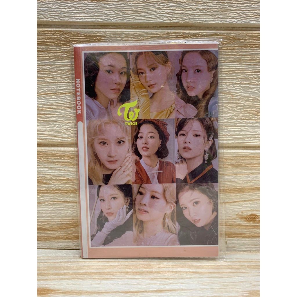 TWICE NOTEBOOK KPOP 60 LINED PAGES with plastic cover | Shopee Philippines