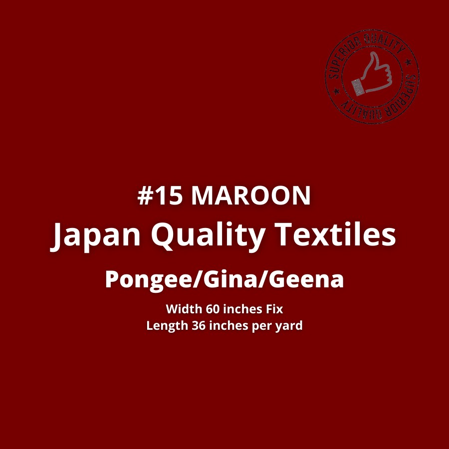 SET B Gina Geena Pongee Fabric Tela Cloth Japan Quality Textiles ...