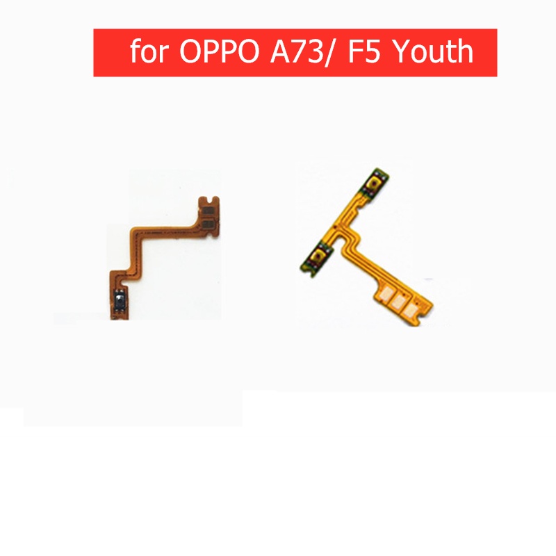 for OPPO A73/ F5 Youth Power Volume Side Key button Flex Cable On Off ...