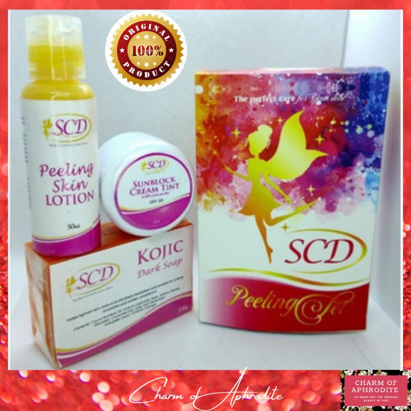ORIGINAL SCD Peeling Skin Lotion Big Set 100ml /50ml /SCD LOTION ...
