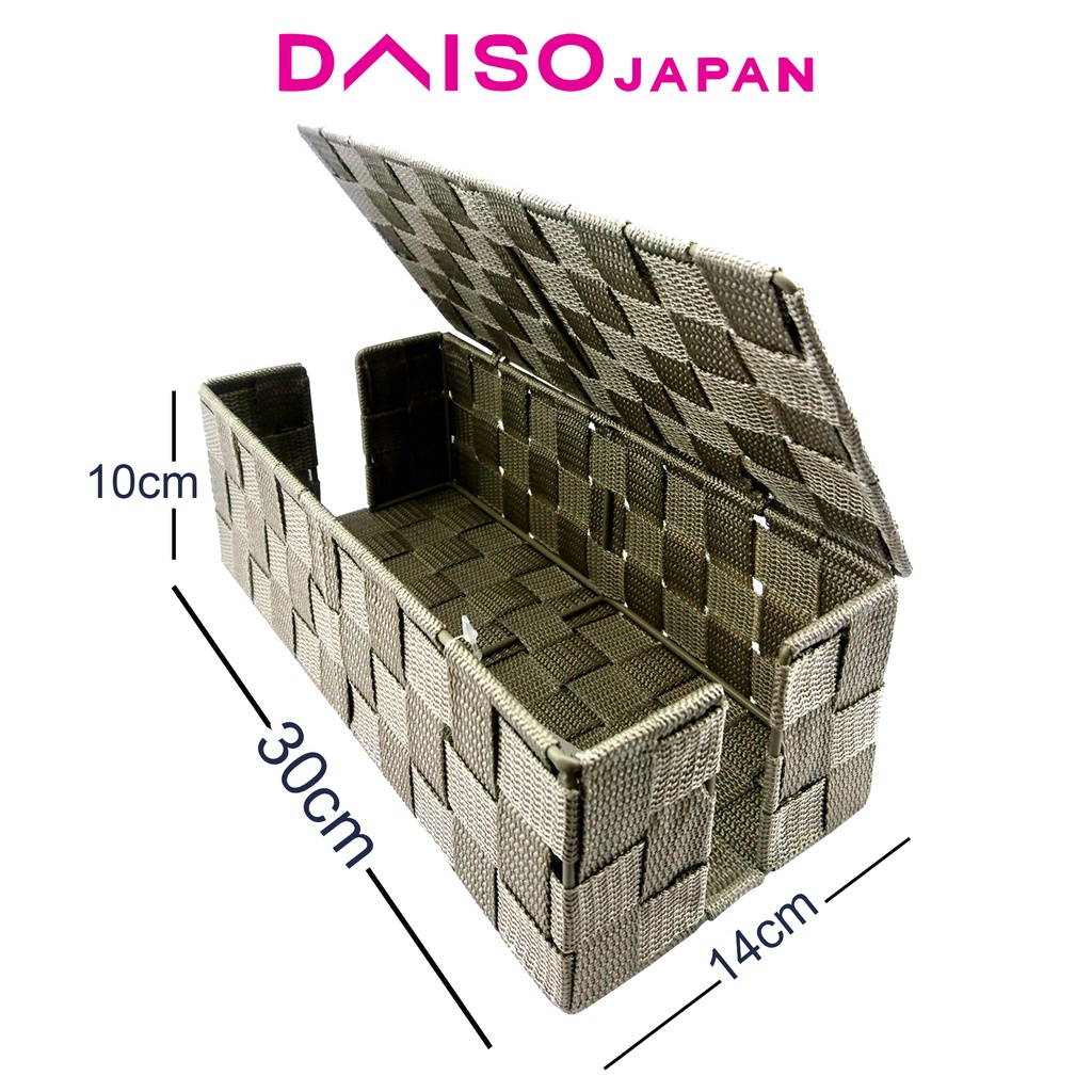 Daiso Gray Outlet Storage Box | Shopee Philippines
