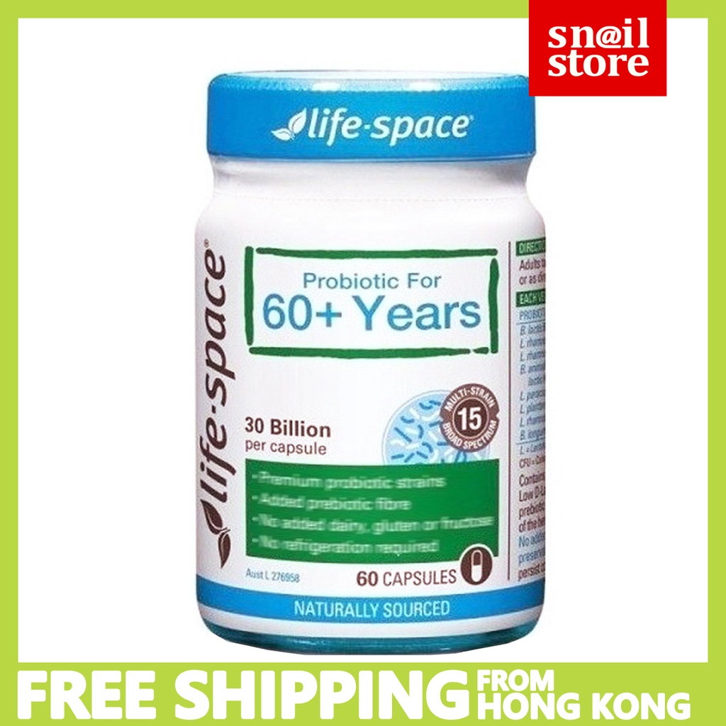 Life Space Probiotic for 60+ Years （EXP 2027） 60 Capsules | Shopee Philippines