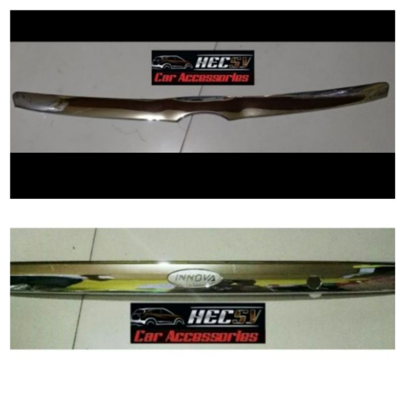Innova 2005-2013 Trunk lid chrome cover Hood End 2006 2007 2008 2009 ...