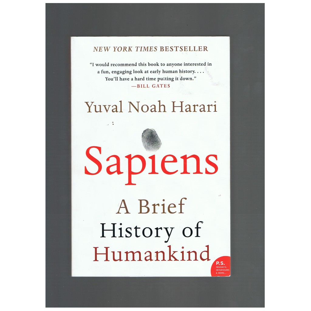 Sapiens: A Brief History of Humankind by Yuval Noah Harari | Shopee ...