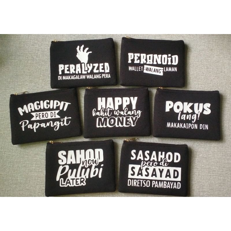 Hugot Coin Purse Funny Inspiring | Shopee Philippines