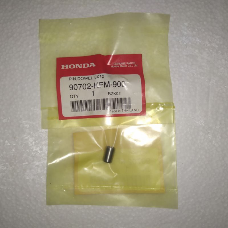 Honda genuine Dowel pin 8x12 ( 90702-KFM-900) for XRM/Wave | Shopee ...
