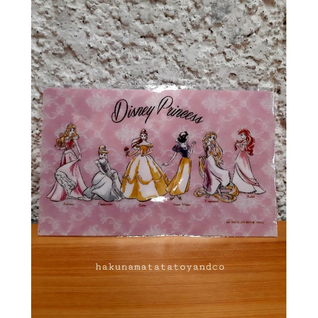 DISNEY PRINCESS CLEAR SMALL ENVELOPE JAPAN IMPORTED(18cm) | Shopee ...