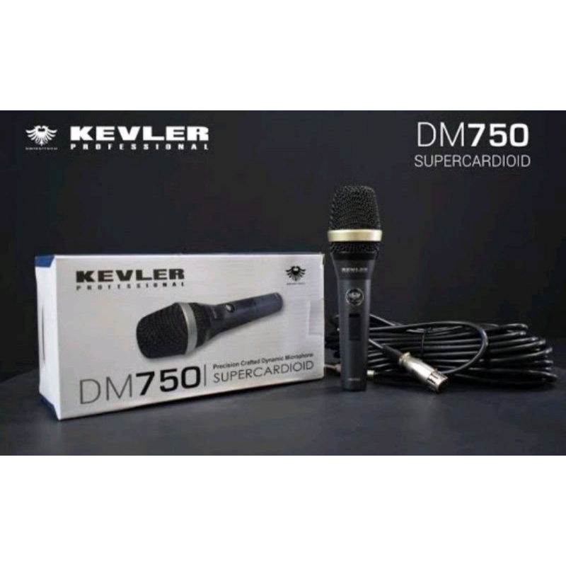 KEVLER DM-750 SUPER CARDIOID DYNAMIC PROFESSIONAL MICROPHONE | Shopee ...