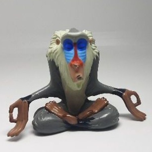 Disney Applause The Lion King Rafiki Meditating Collectible PVC Mini ...