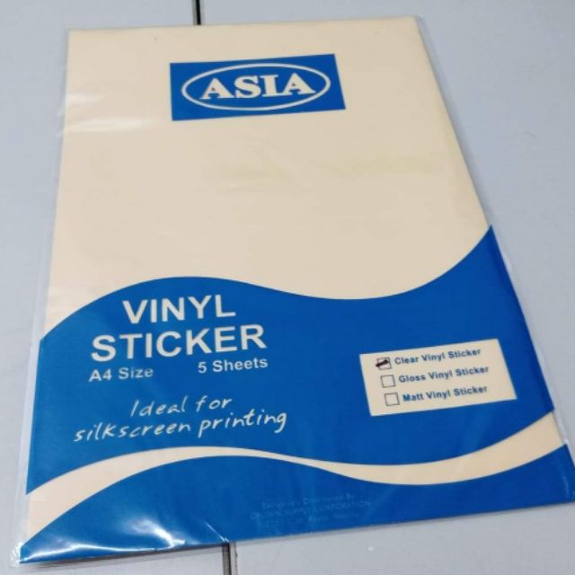 Asia Vinyl Sticker Paper | Shopee Philippines