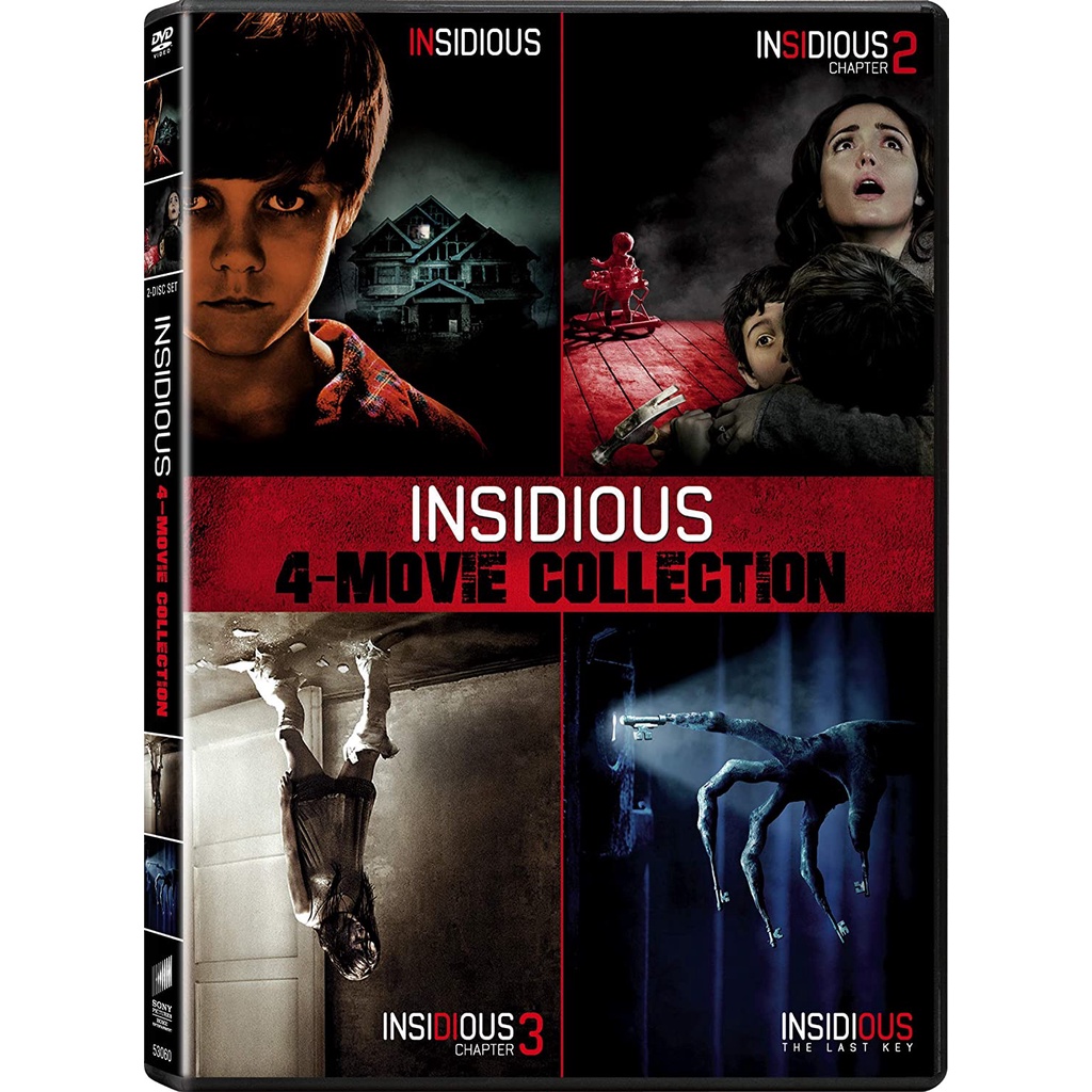 Insidious Spirits Following Part 1-4 DVD Master Thai Dubbed | Shopee ...