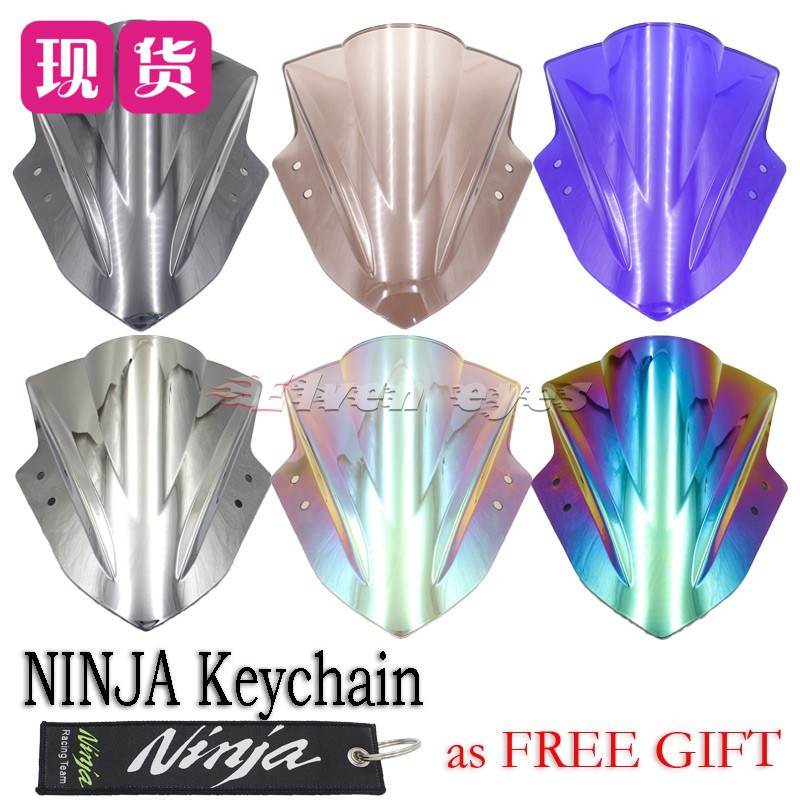 Kawasaki Z125 Little Ninja 250 ZX-300 Universal Front Windshield ...