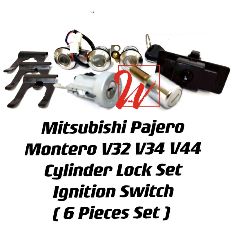 Mitsubishi Pajero Montero V32 V34 V43 V46 Door Cylinder Lock Ignition ...