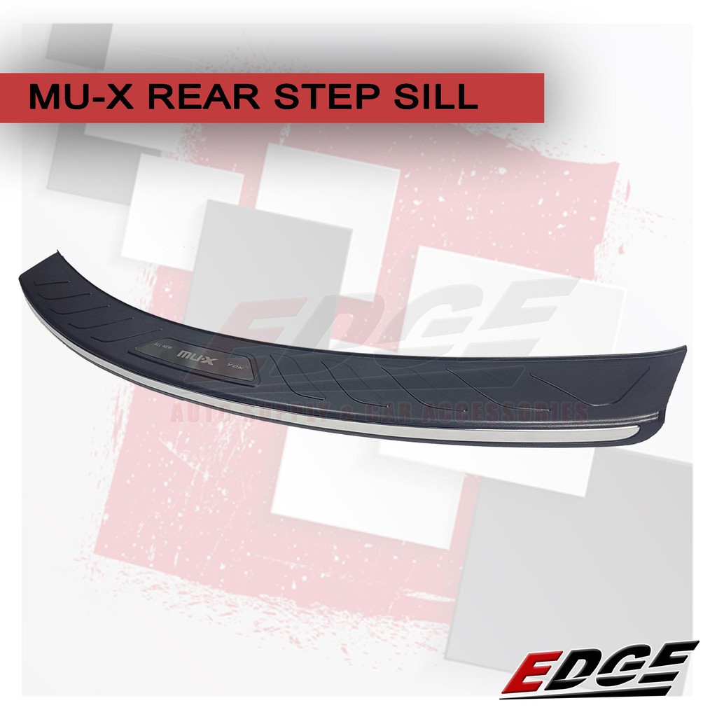 (Rear Step Sill - Isuzu MUX 2017-2019) mu-x rear bumper back guard ...