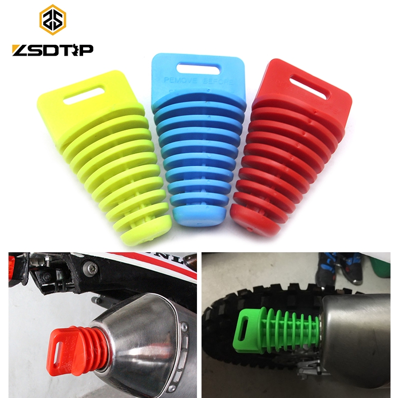 33-62MM Motorcycle Exhaust Pipe Motocross Tailpipe PVC Air-bleeder Plug ...