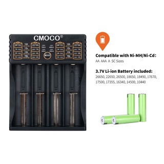 CMOCO Lii-402 Smart Universal Lithium Li-ion Battery Charger 18650 ...