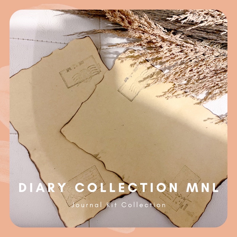 1pc Kraft Letter Paper Stamped Sheet for LIHAM [Paper Only] | Shopee ...