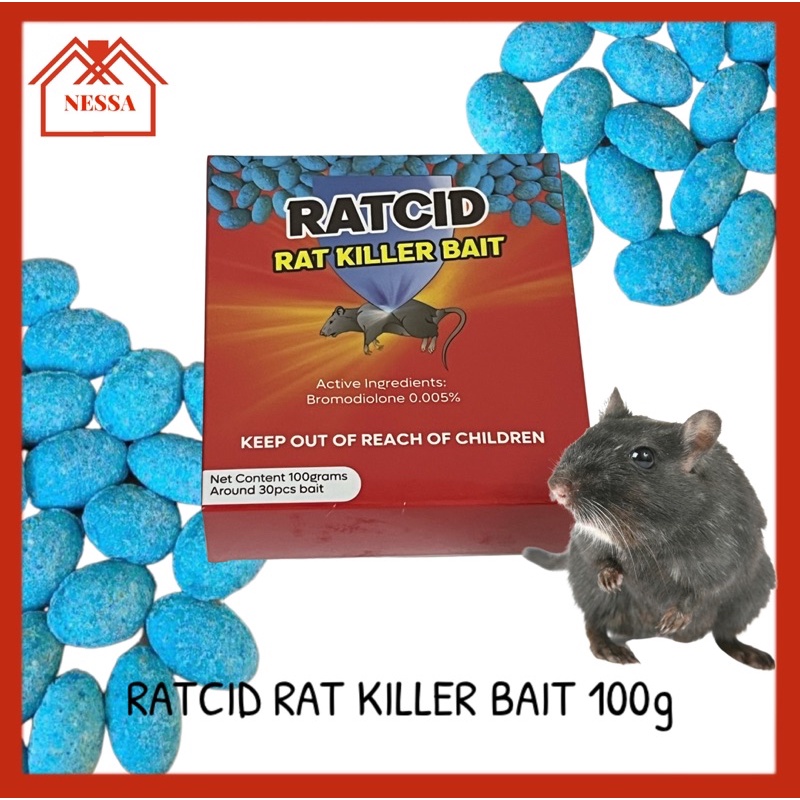 RATCID RAT KILLER BAIT DAGA KILLER MOUSE KILLER [ NESSA PH ] | Shopee ...