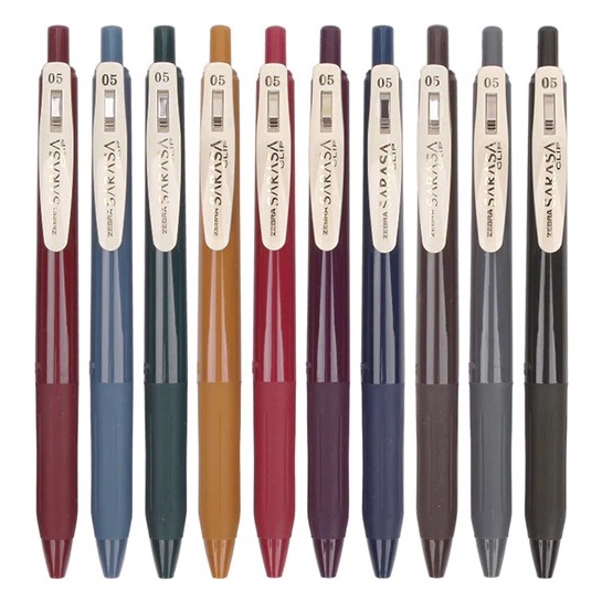 Zebra Japan Sarasa Clip Gelpen VINTAGE Colors [0.5mm] | Shopee Philippines