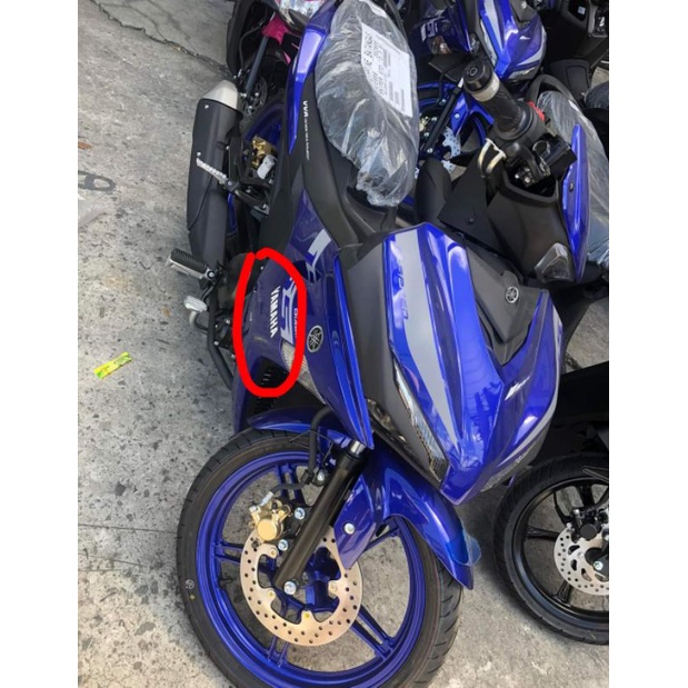 GENUINE STICKER EMBLEM YAMAHA (1PC) (99241–00100) LEG SHIELD SNIPER 155 ...