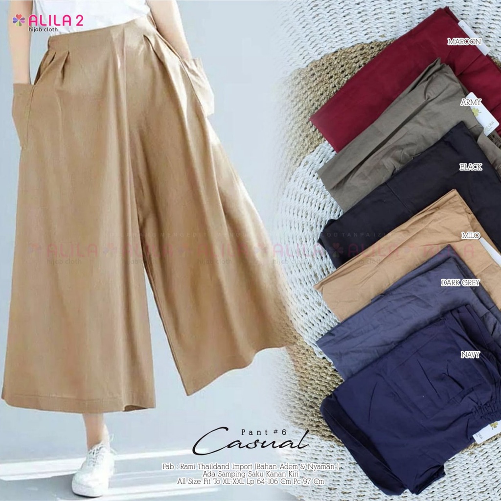 Casual PANT 6-pants Plain Thai Hemp Material ORIGINAL | Shopee Philippines
