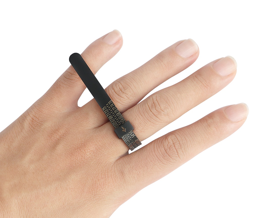 1pc Ring Ruler Measurer Finger Coil Ring Sizing Tool US Ring Sizer ...