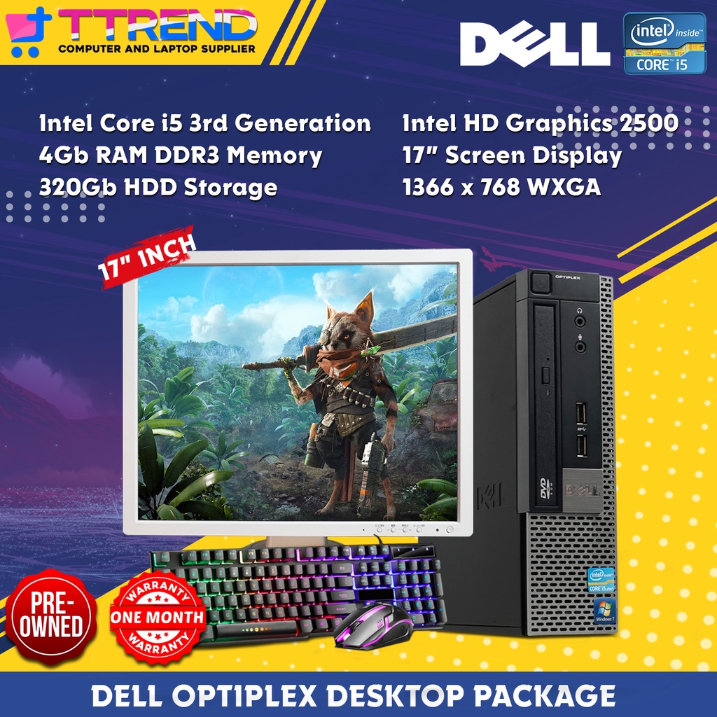 Dell Optiplex Intel Core i5 3rd Gen Slim Desktop PC / Computer TTREND ...