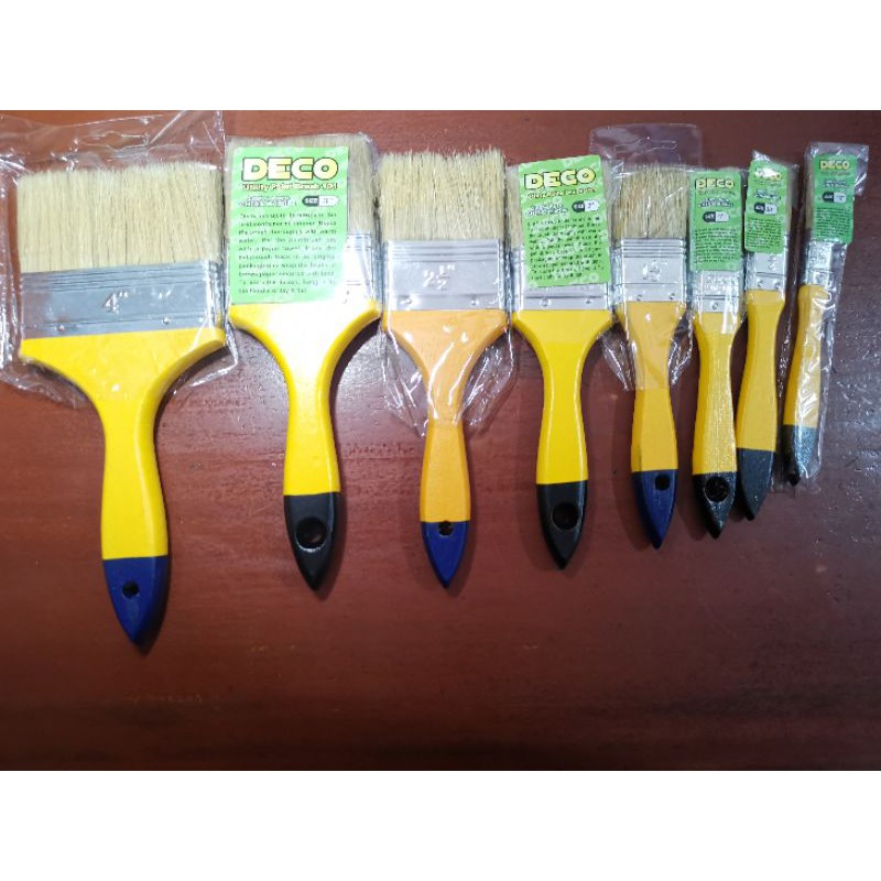 Deco Paint Brush. 1/2', 3/4, 1, 1-1/2, 2, 2-1/2, 3, 4inch. Stranded and ...