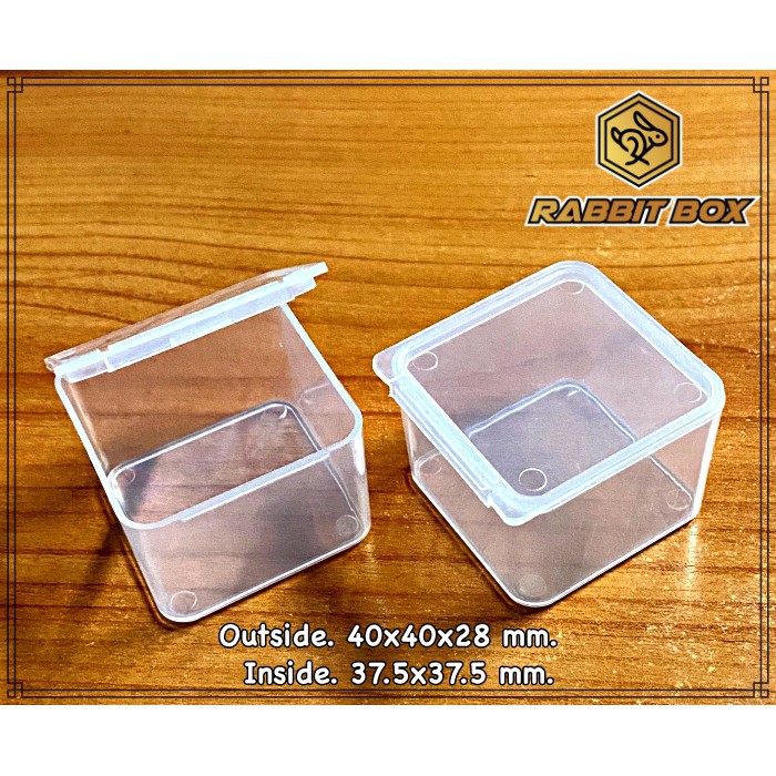 Plastic Box Size 40x40x28 mm. Bundle Of 10pcs | Shopee Philippines