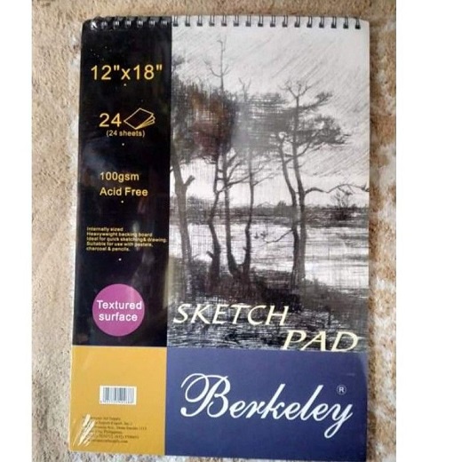 Berkeley Sketch Pad 12" x 18" 100gsm | Shopee Philippines