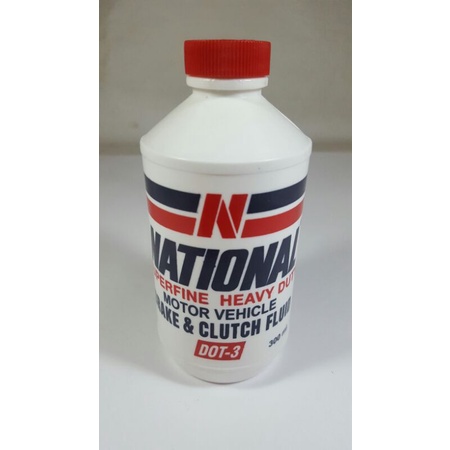 Authentic Heavy Duty National Brake and Clutch Fluid DOT-3 300ML ...