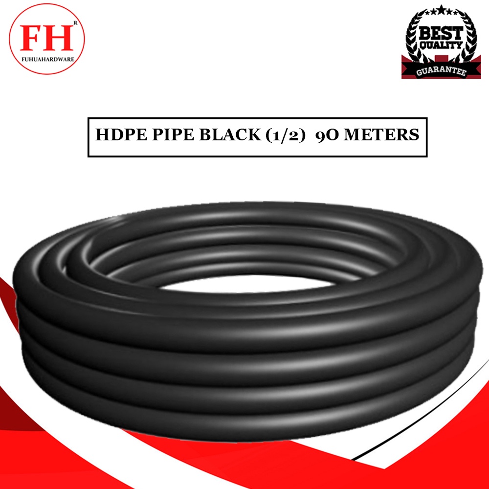 PVC HDPE Pipe 1/2 (20mm) 9O meters PER ROLL (waterline and wirings ...