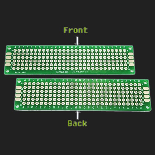 PCB UNIVERSAL BOARD GREEN (SINGLE/DOUBLE SIDED) PROTOBOARD Prototyping ...