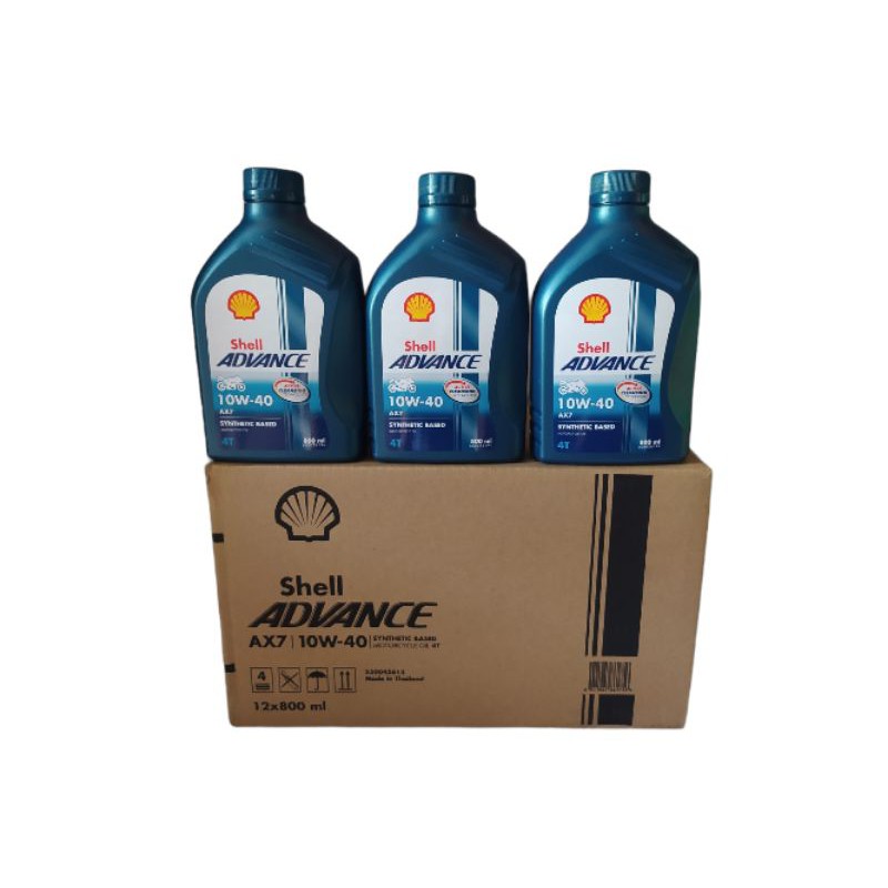 SHELL ADVANCE AX7 10W-40 800ml | Shopee Philippines