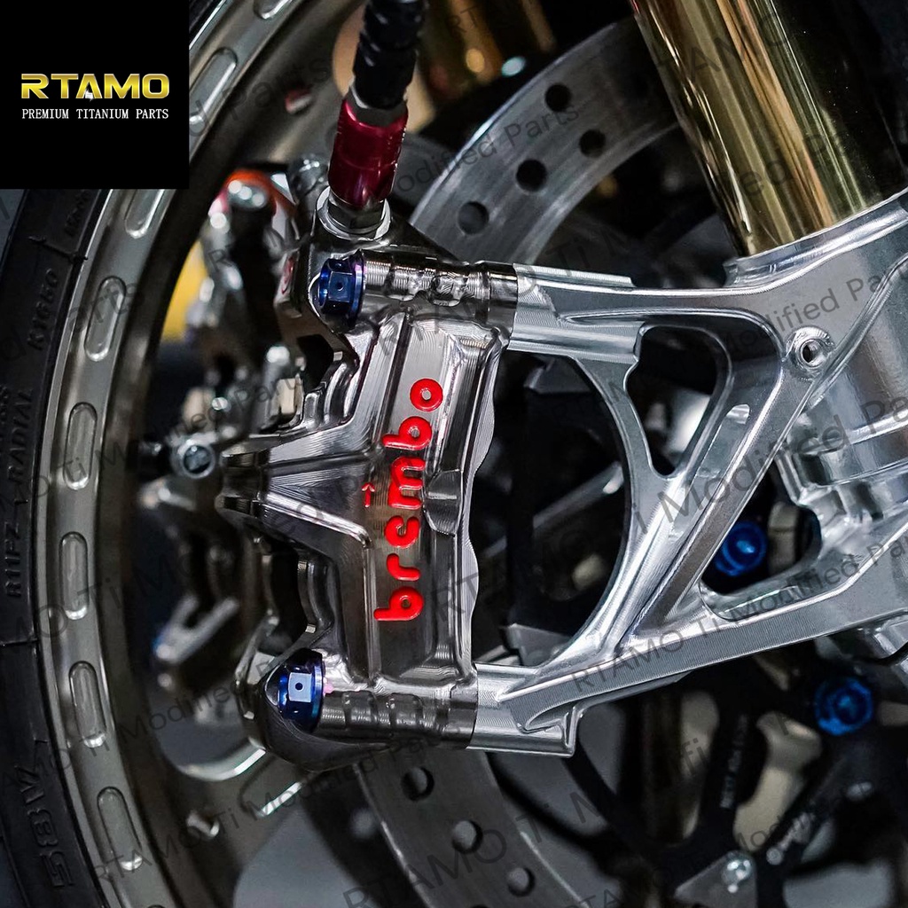 RTAMO Titanium Gr5 1.5P M10x20-70L Brembo Caliper M50 M50s GP4RX RB R1 ...